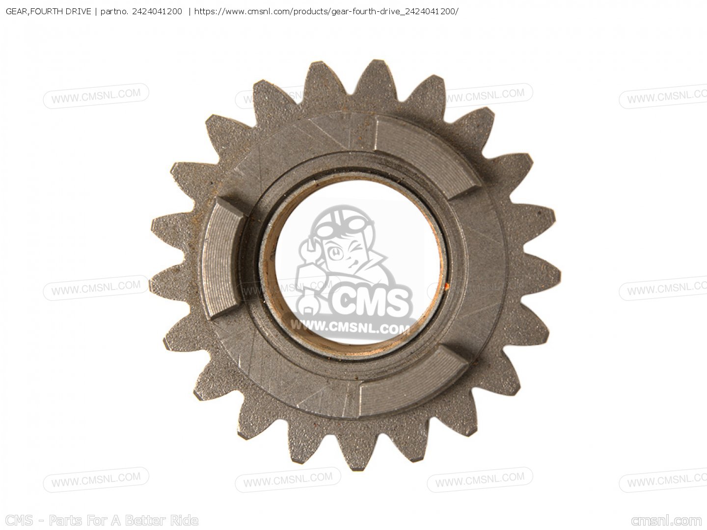 GEAR,FOURTH DRIVE for RM370 1977 (B) USA (E03) - order at CMSNL