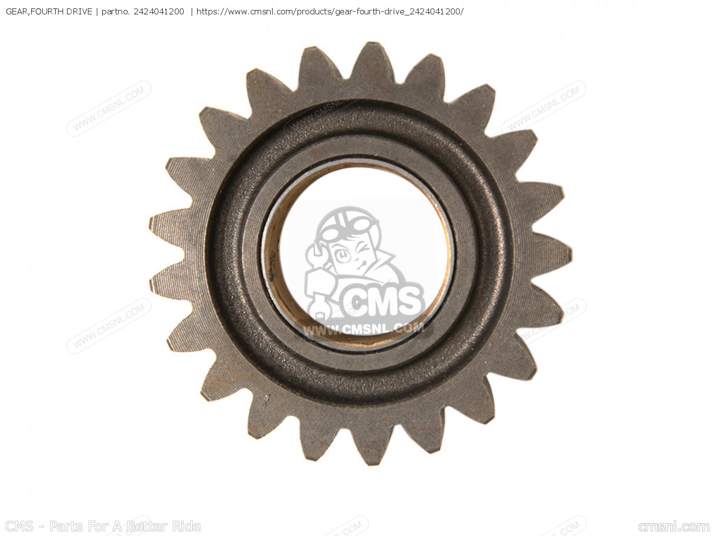 GEAR,FOURTH DRIVE for RM370 1977 (B) USA (E03) - order at CMSNL