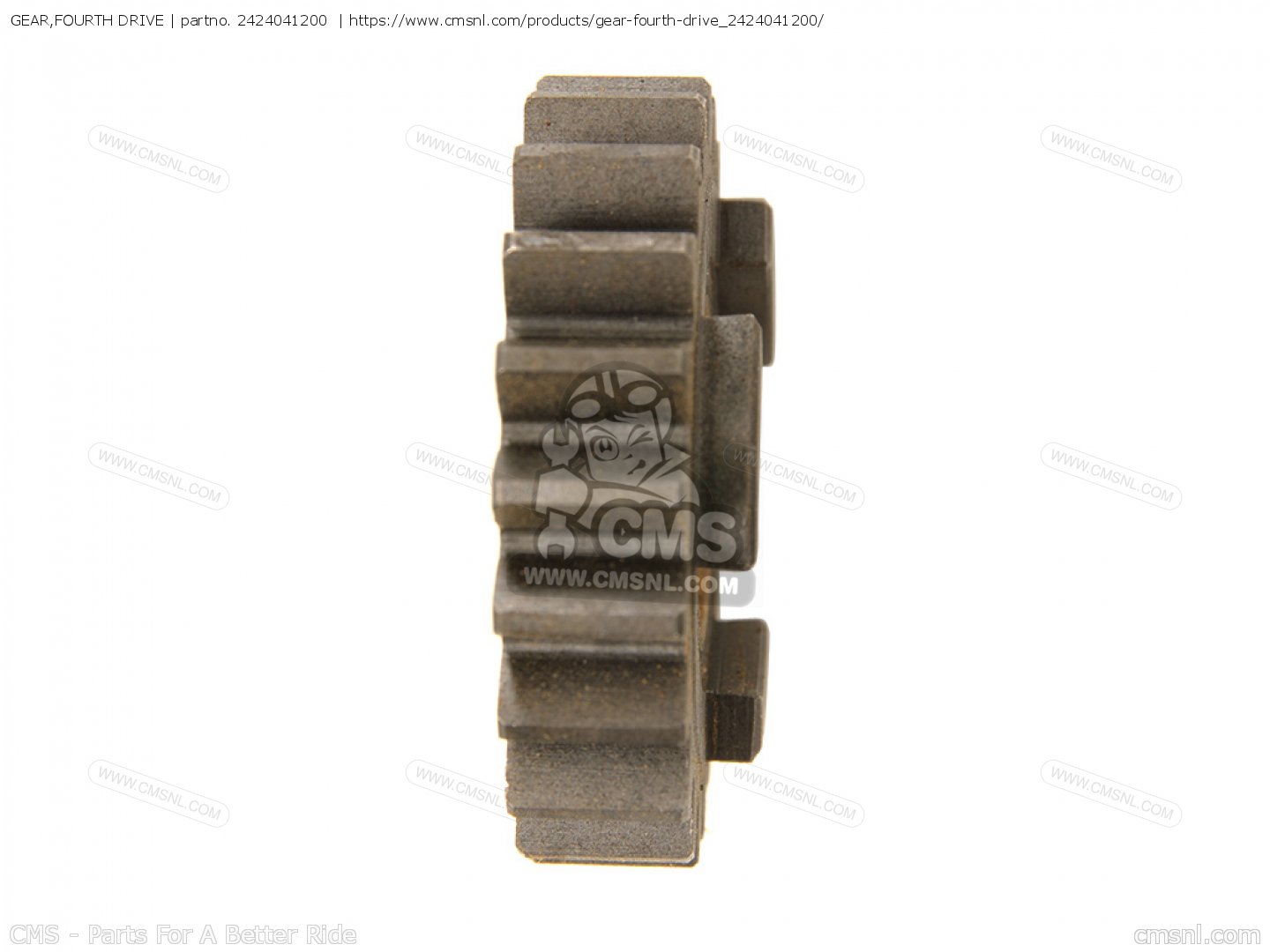 GEAR,FOURTH DRIVE for RM370 1977 (B) USA (E03) - order at CMSNL
