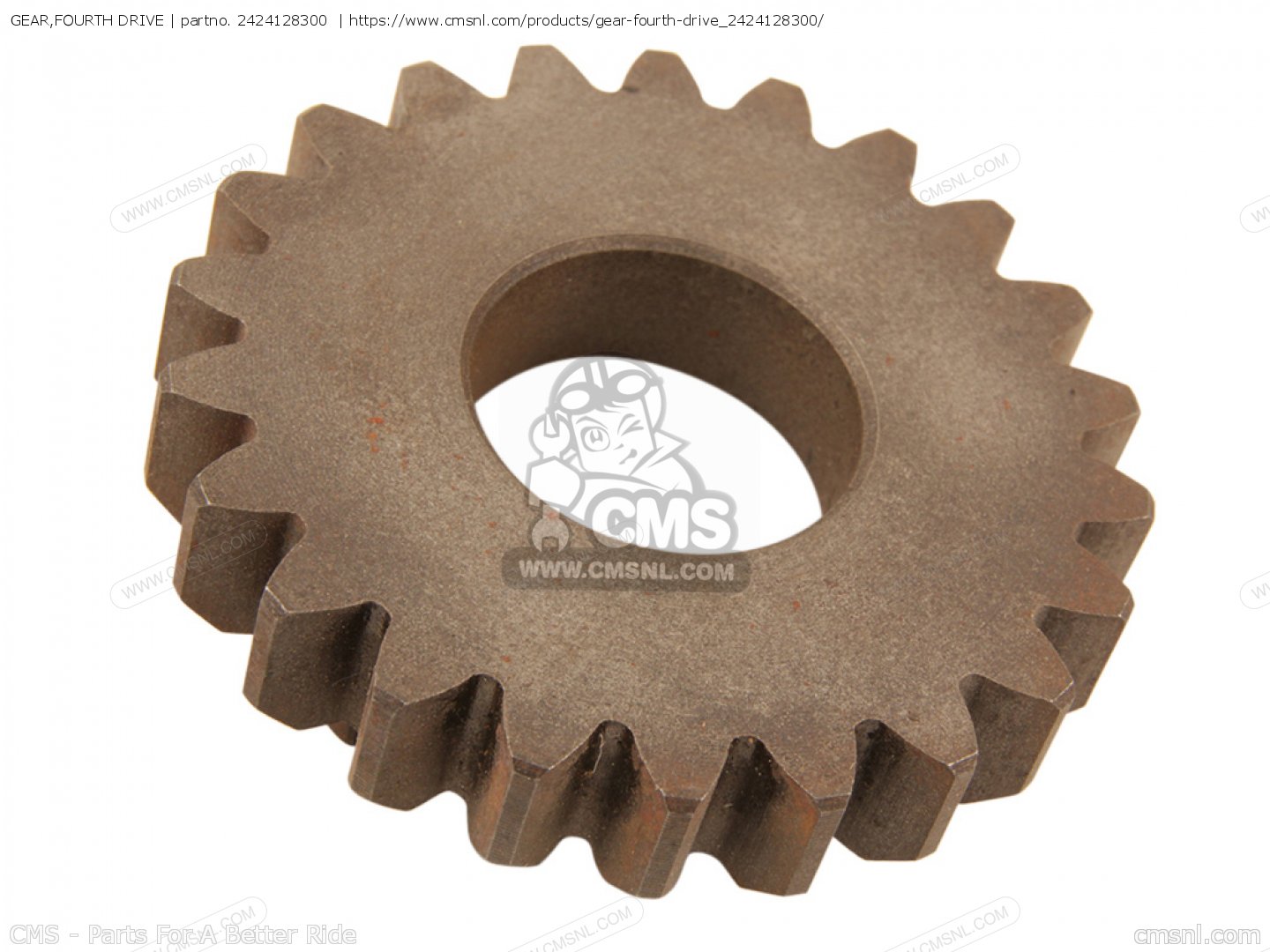 GEAR,FOURTH DRIVE for TM125 1973 (K) USA (E03) - order at CMSNL