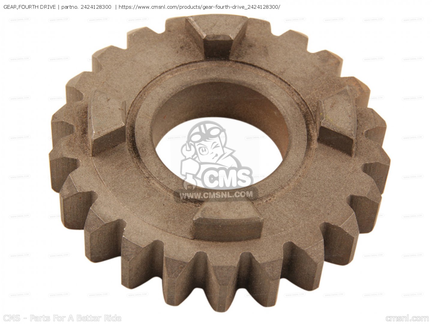 GEAR,FOURTH DRIVE for TM125 1973 (K) USA (E03) - order at CMSNL