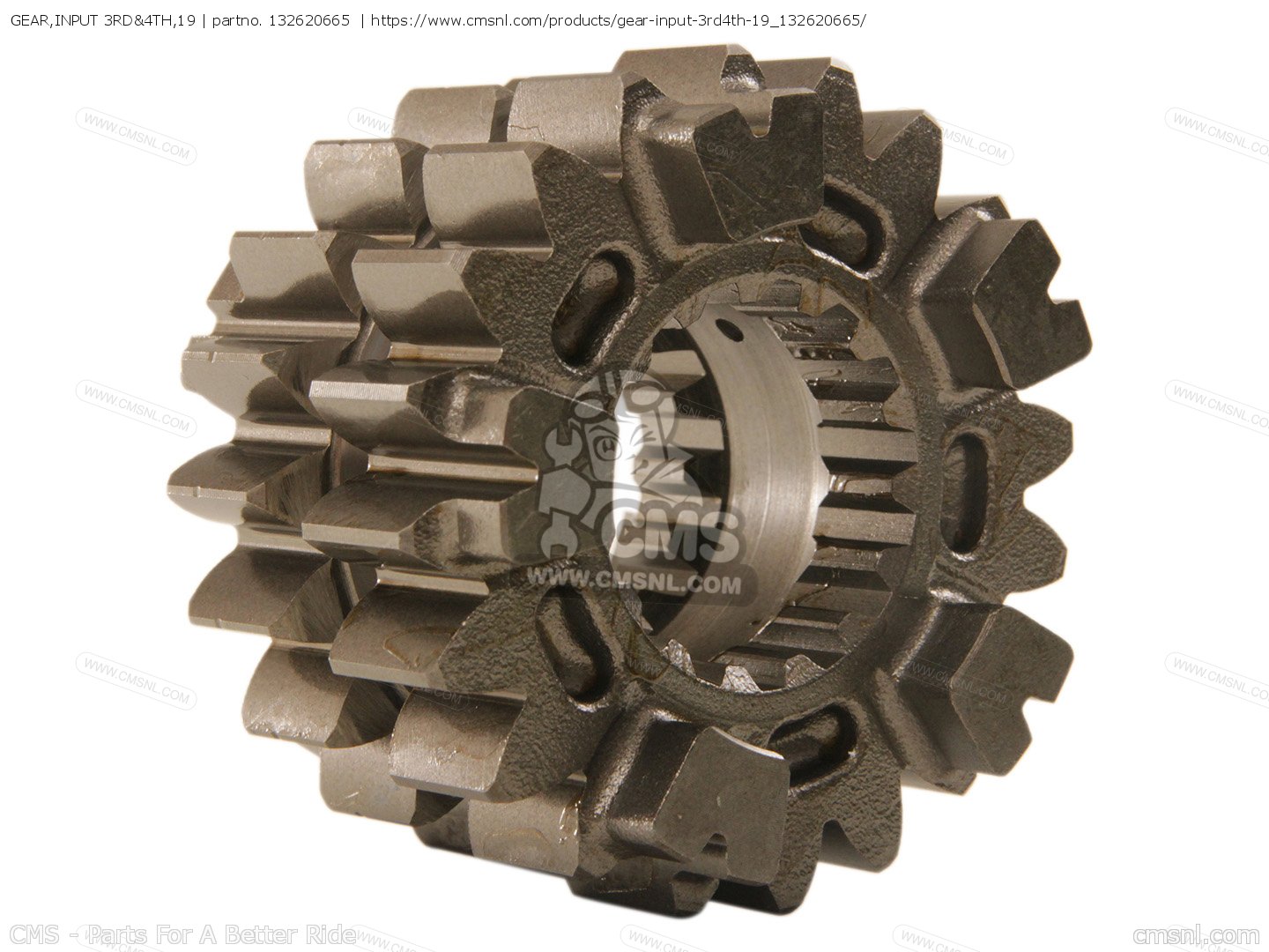 132620665: GEAR,INPUT 3RD&4TH,19 Kawasaki - buy the 13262-0665 at CMSNL