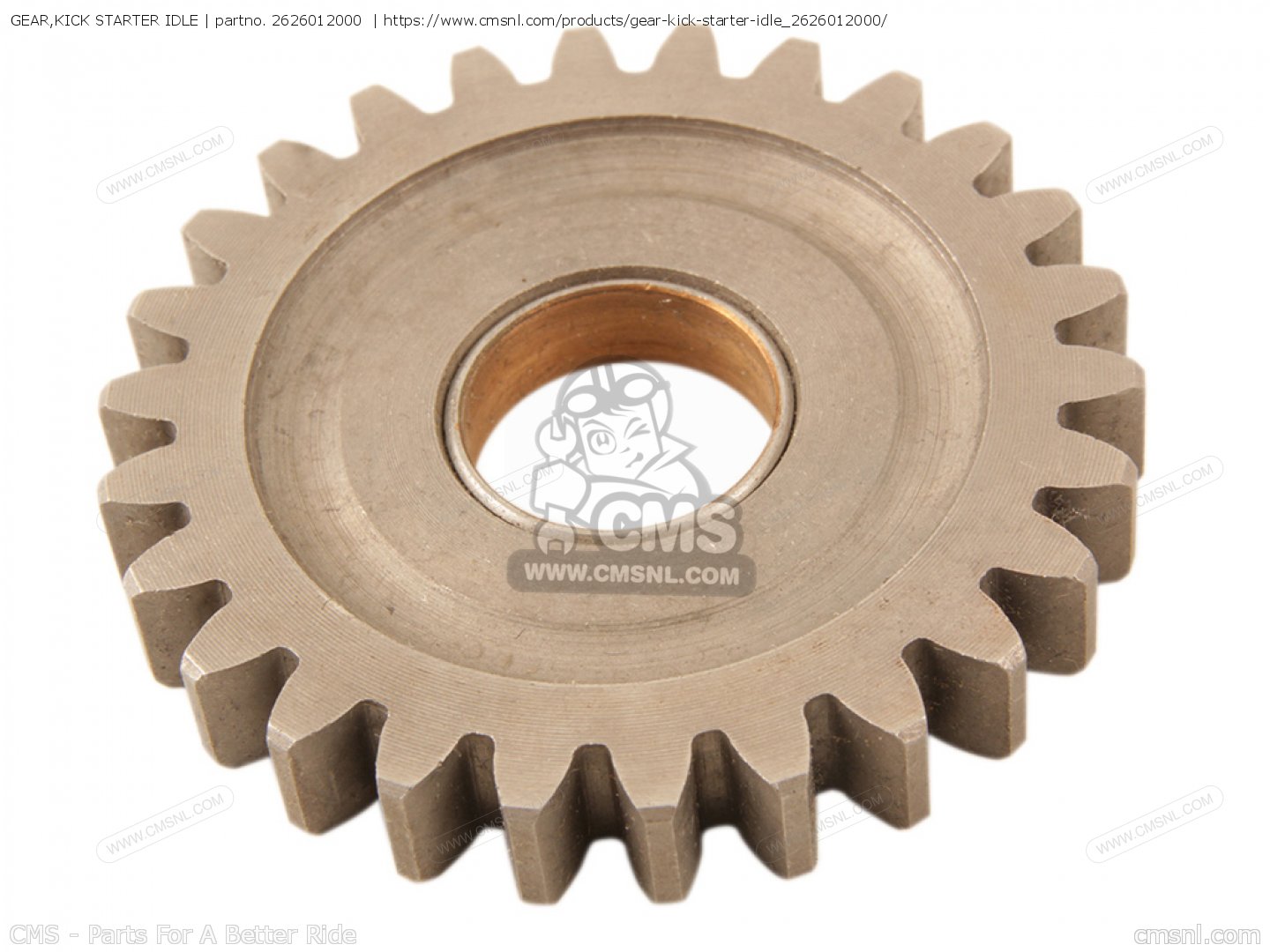 2626012000: GEAR,KICK STARTER IDLE Suzuki - buy the 26260-12000 at CMSNL