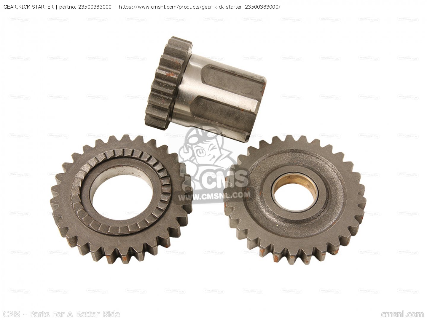 23500383000: GEAR,KICK STARTER Honda - buy the 23500-383-000 at CMSNL