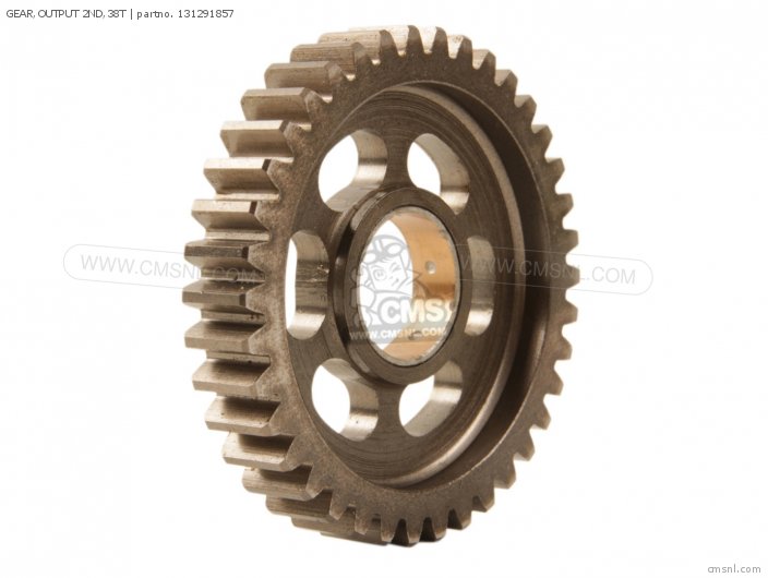 131291857: Gear,output 2nd,38t Kawasaki - buy the 13129-1857 at CMSNL