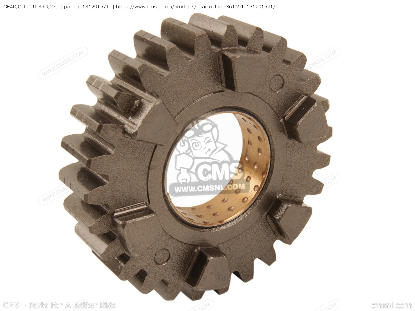 GEAR,OUTPUT 3RD,27T for KZ1000P24 POLICE 1000 2005 USA - order at CMSNL