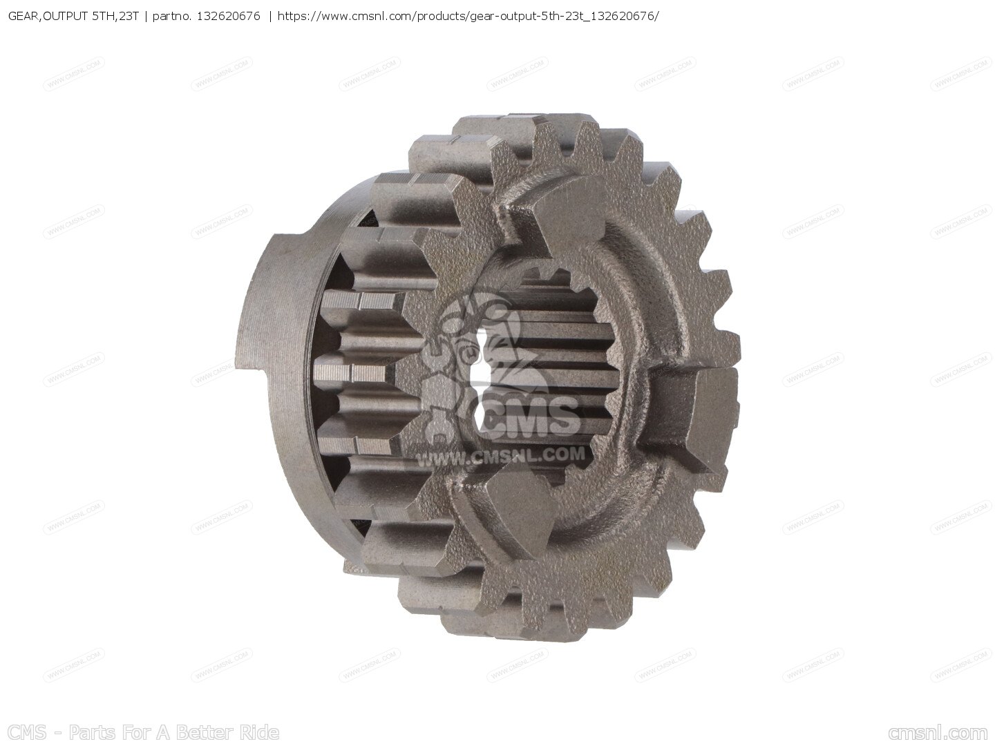 132620676: Gear,output 5th,23t Kawasaki - buy the 13262-0676 at CMSNL