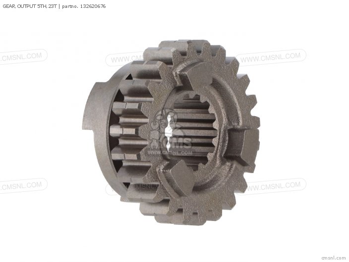132620676: Gear,output 5th,23t Kawasaki - buy the 13262-0676 at CMSNL