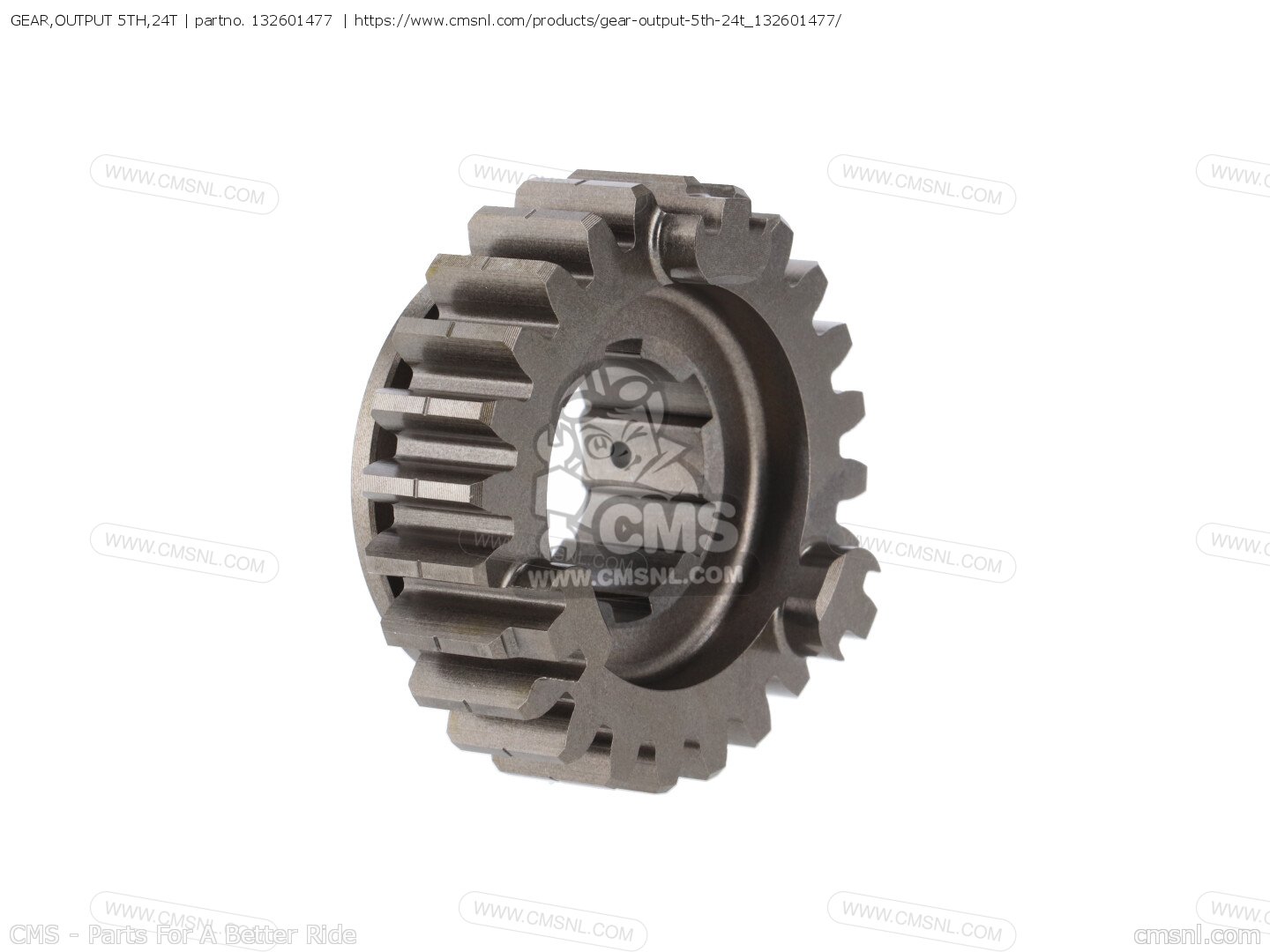 132601477: GEAR,OUTPUT 5TH,24T Kawasaki - buy the 13260-1477 at CMSNL