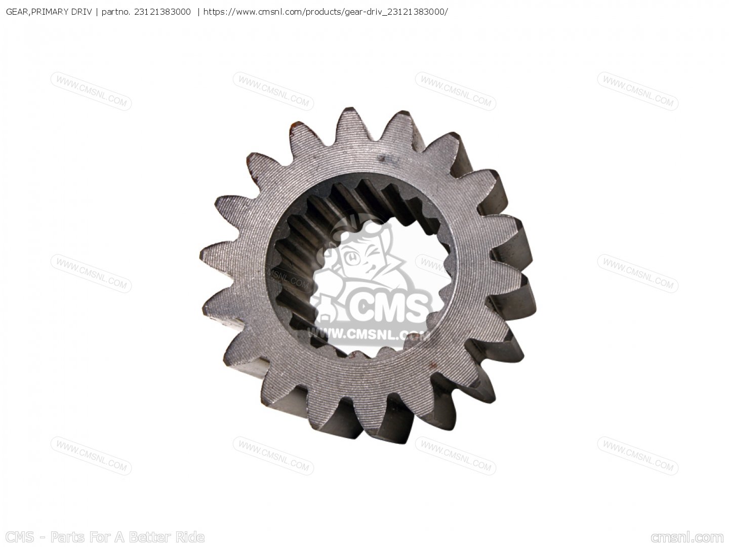 GEAR,PRIMARY DRIV for TL125S TRIALS 1976 USA - order at CMSNL