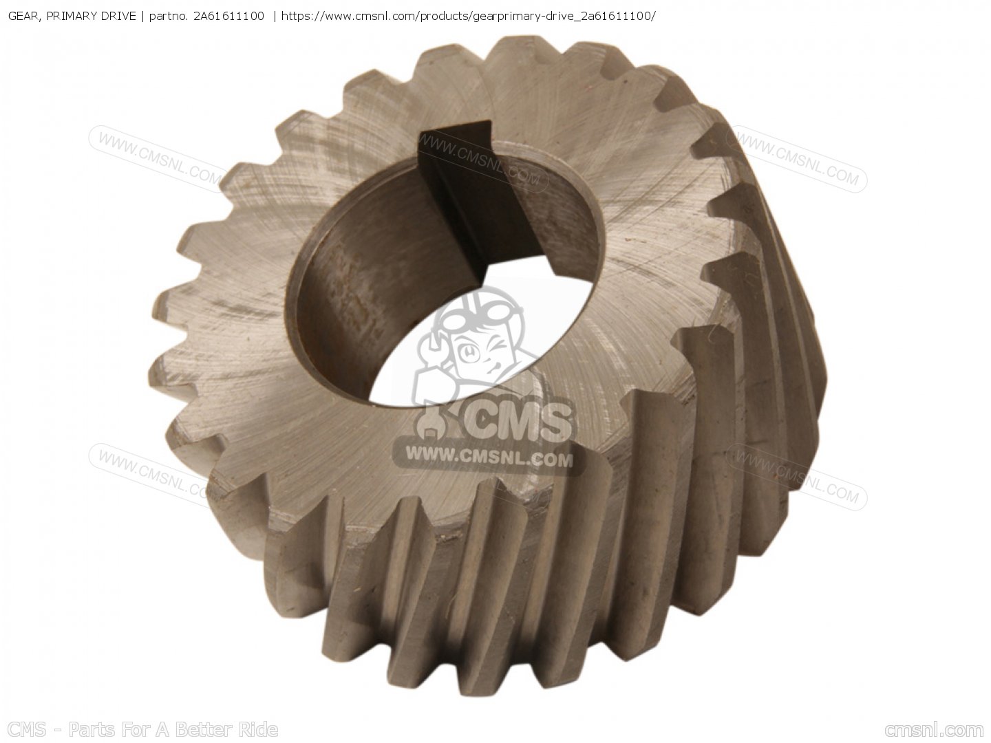2A61611100: Gear, Primary Drive Yamaha - buy the 2A6-16111-00 at CMSNL