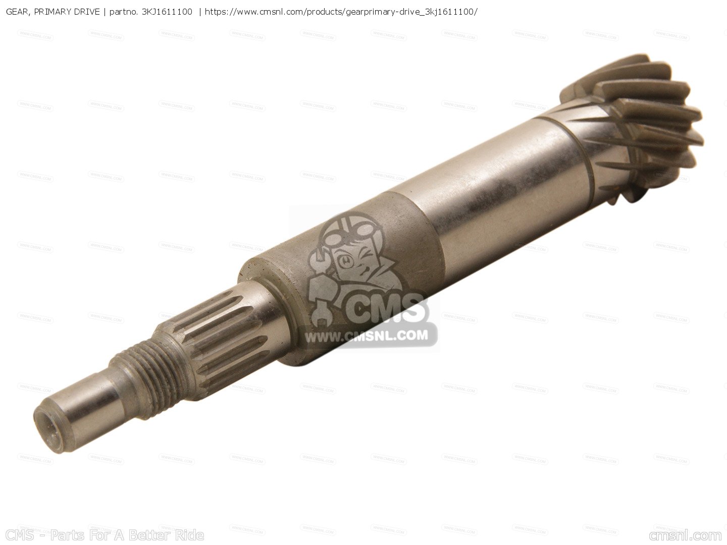 3KJ1611100: Gear, Primary Drive Yamaha - buy the 3KJ-16111-00-00 at CMSNL