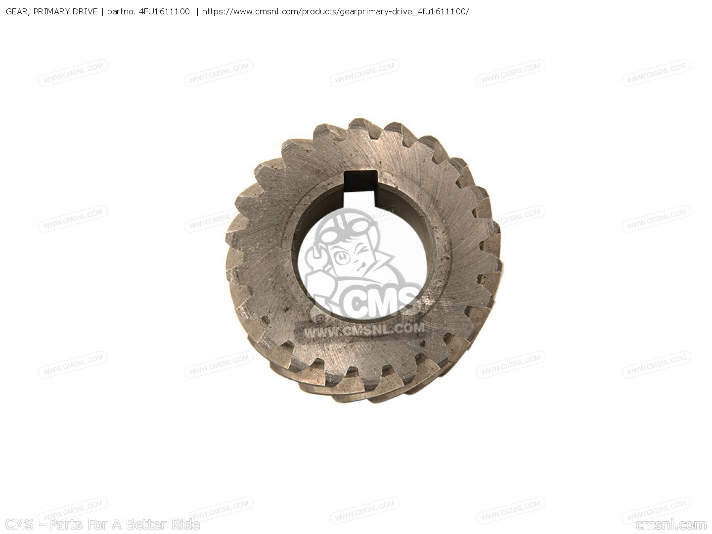 4FU1611100: Gear, Primary Drive Yamaha - buy the 4FU-16111-00-00 at CMSNL