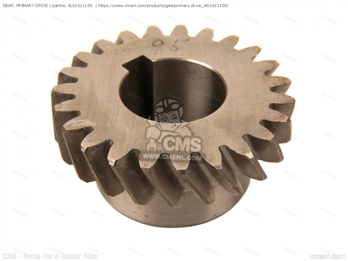 4L01611100: Gear, Primary Drive Yamaha - buy the 4L0-16111-00-00 at CMSNL