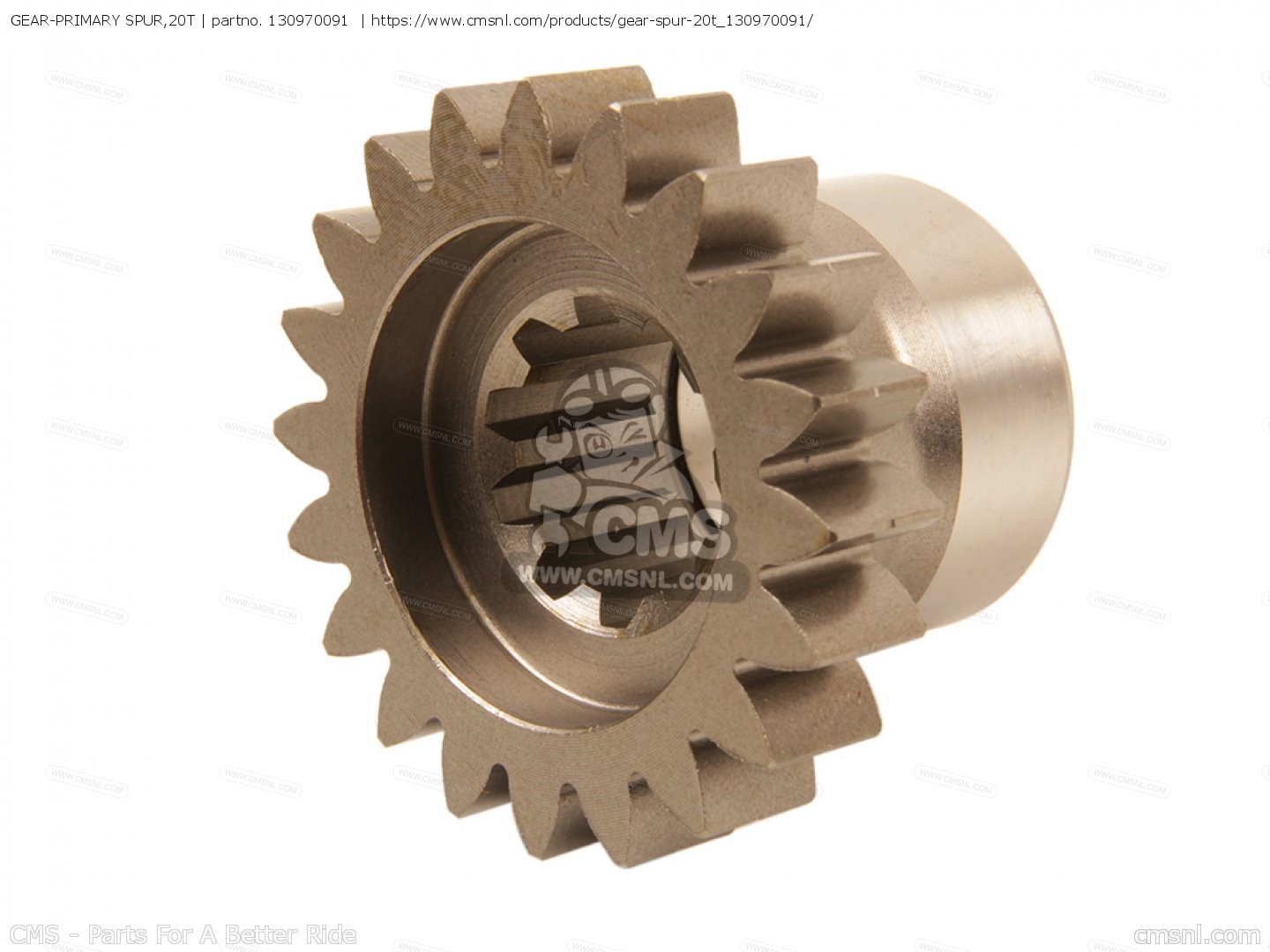 130970091: GEAR-PRIMARY SPUR,20T Kawasaki - buy the 13097-0091 at CMSNL