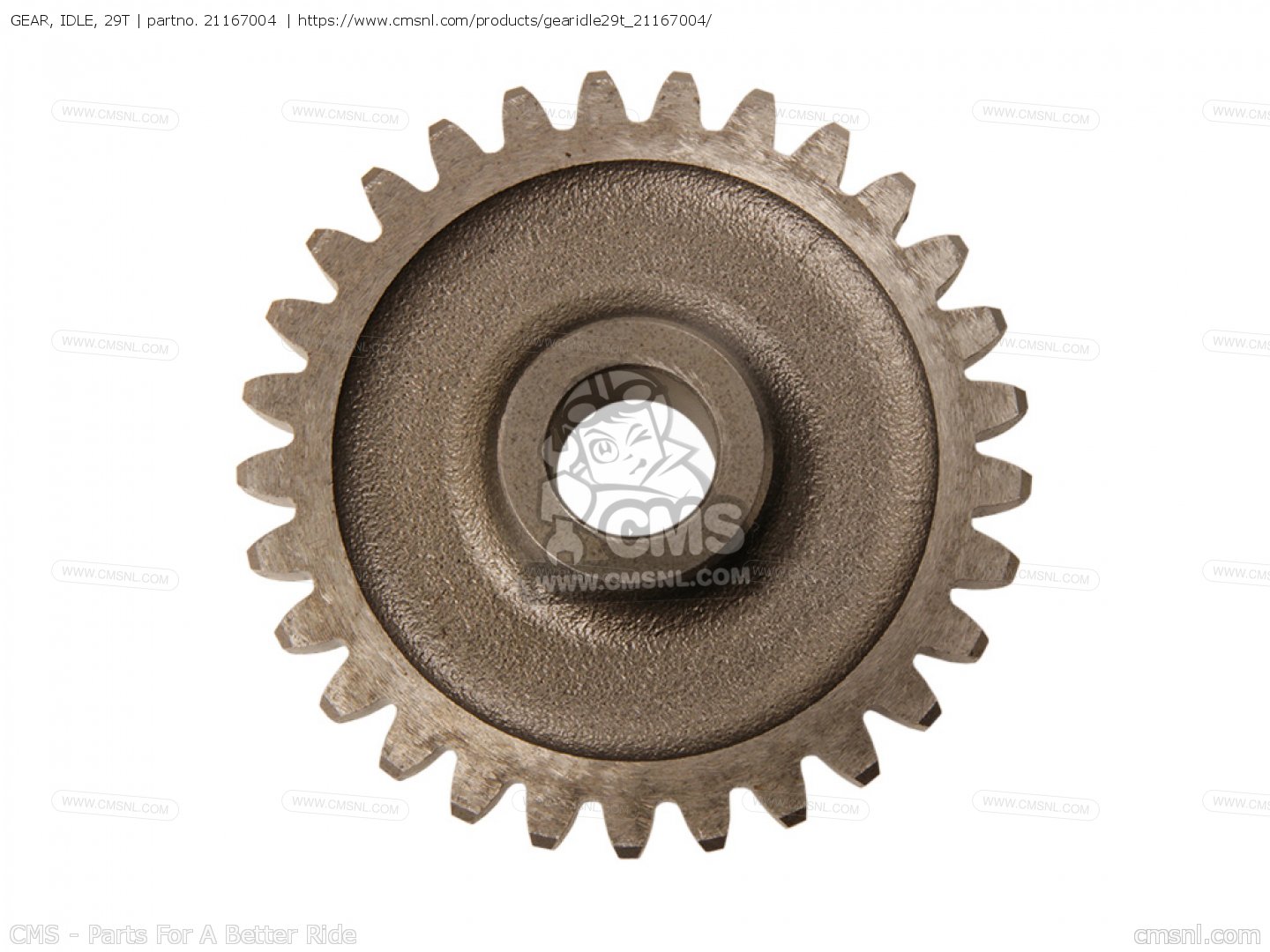GEAR-SPUR,IDLE,29T for Kawasaki - order at CMSNL