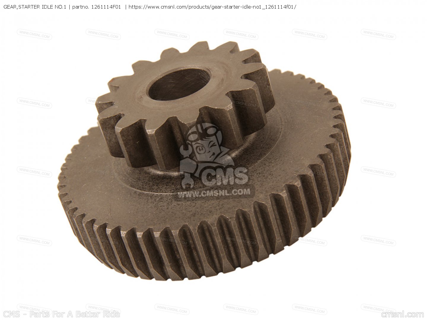 1261114F01: GEAR,STARTER IDLE NO.1 Suzuki - buy the 12611-14F01 at CMSNL