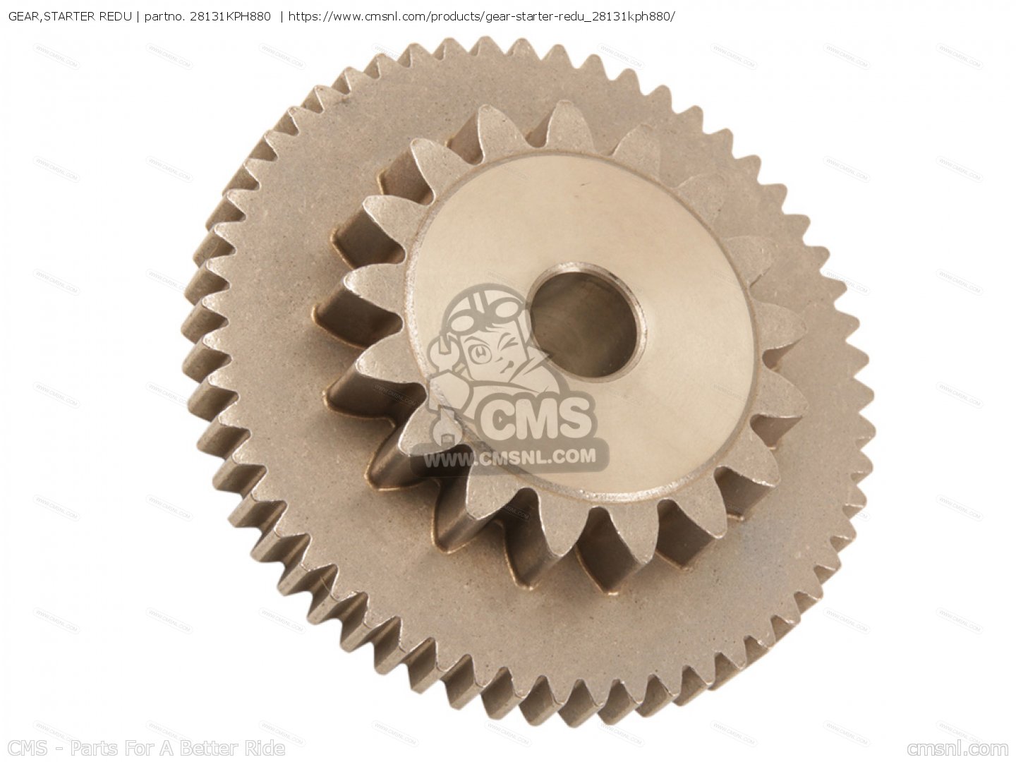 28131KPH880: GEAR,STARTER REDU Honda - buy the 28131-KPH-880 at CMSNL