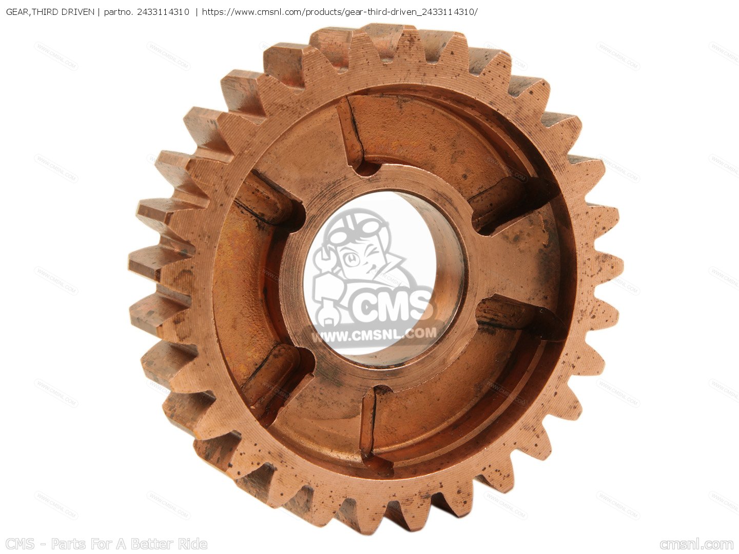 GEAR,THIRD DRIVEN for RM250 1983 (D) - order at CMSNL