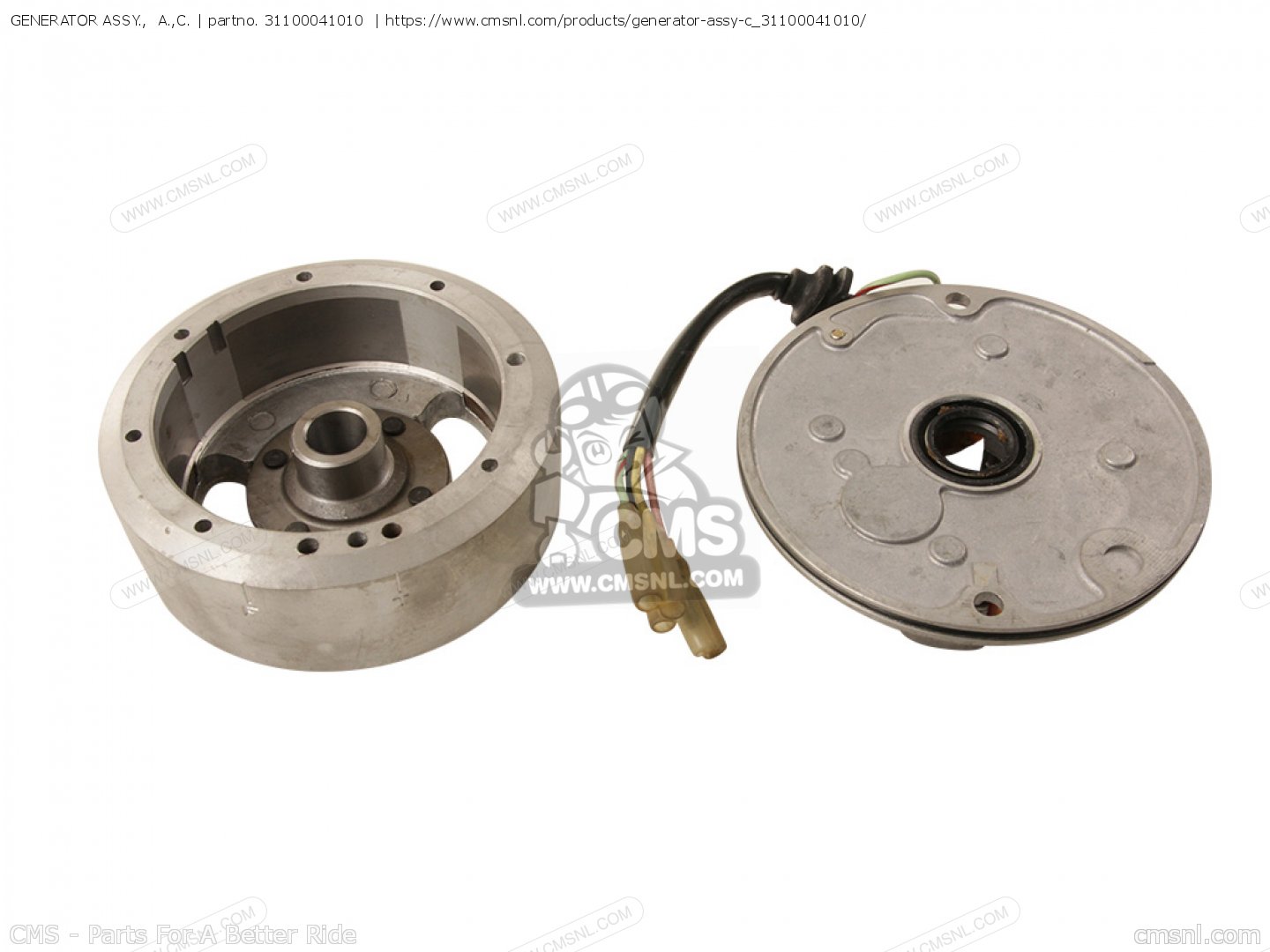 GENERATOR ASSY., A.,C. for C50 CUB 1969 ENGLAND - order at CMSNL