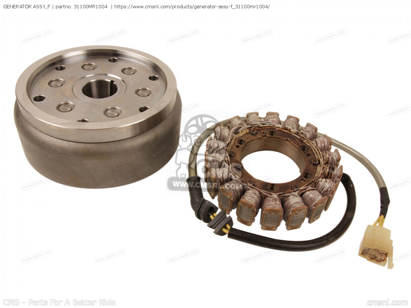 GENERATOR ASSY.,F for VT600C SHADOW VLX 1989 (K) USA CALIFORNIA - order ...