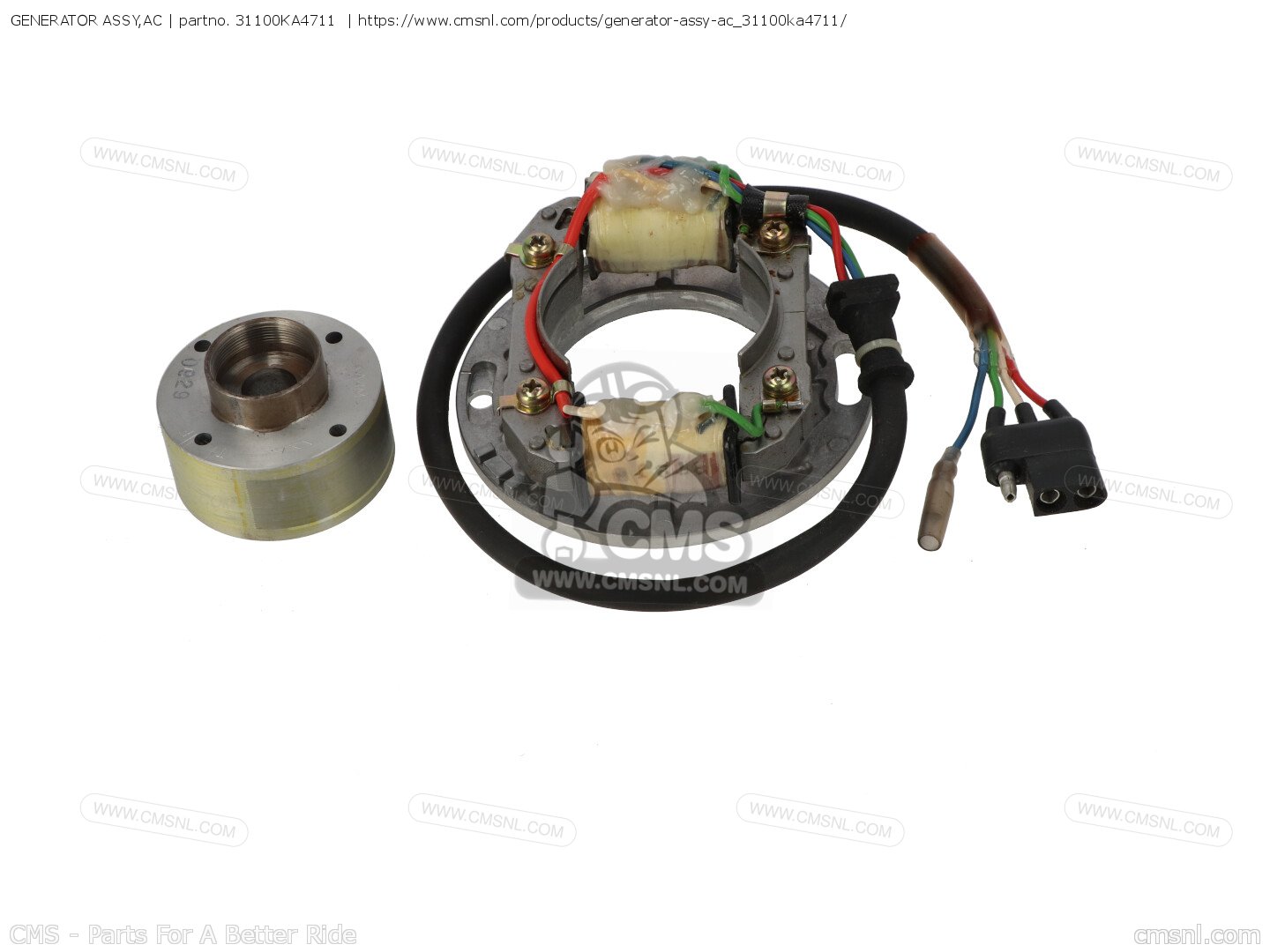 31100KA4711: GENERATOR ASSY,AC Honda - buy the 31100-KA4-711 at CMSNL