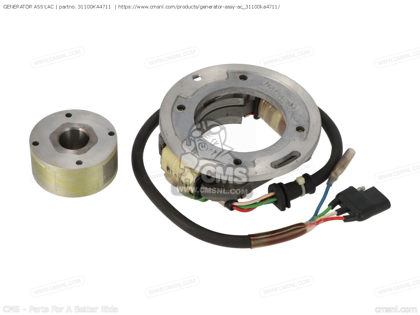 31100KA4711: GENERATOR ASSY,AC Honda - buy the 31100-KA4-711 at CMSNL