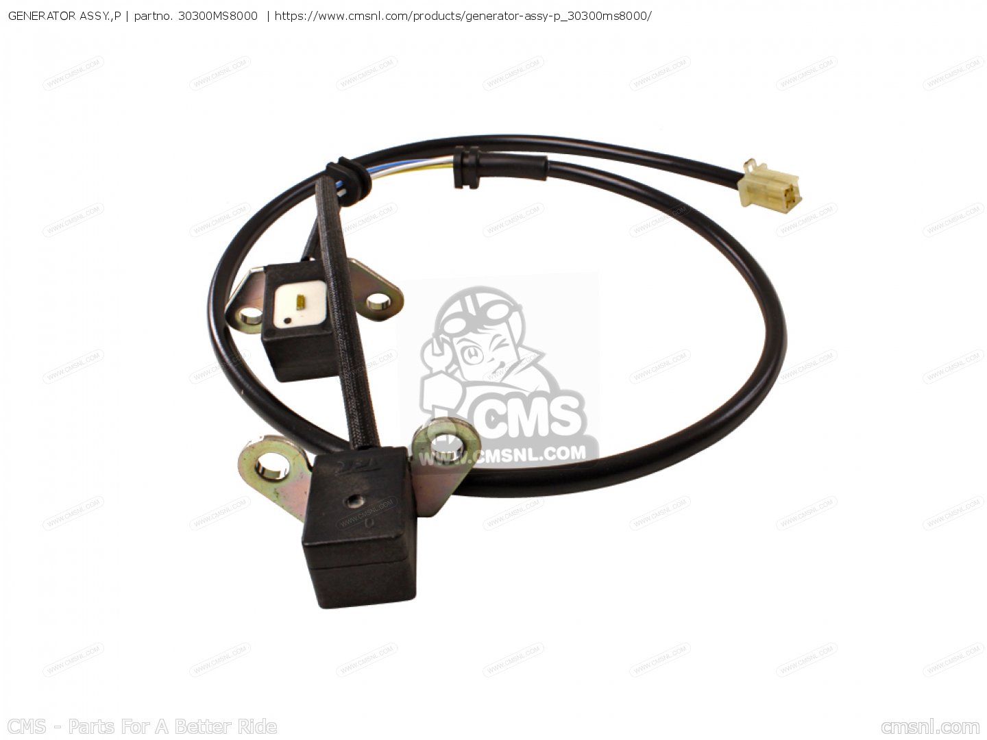 30300MS8000: GENERATOR ASSY.,P Honda - buy the 30300-MS8-000 at CMSNL