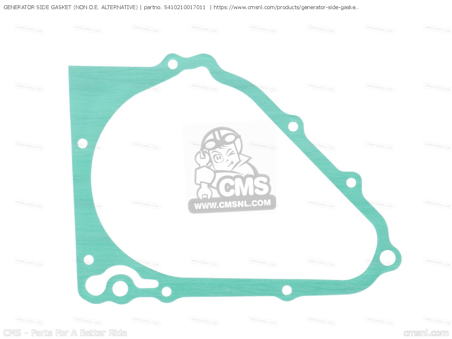 GENERATOR SIDE GASKET (NON O.E. ALTERNATIVE) for CB360G 1974 USA ...