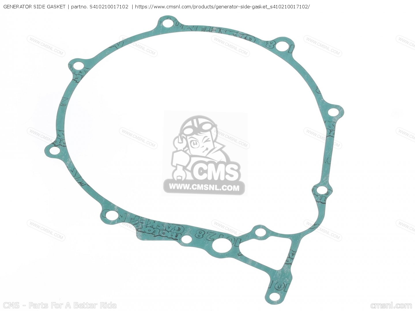 S410210017102: GENERATOR SIDE GASKET Athena - buy the S410210017102 at ...