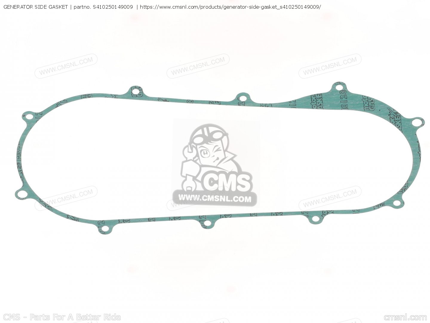 S410250149009: GENERATOR SIDE GASKET Athena - buy the S410250149009 at ...