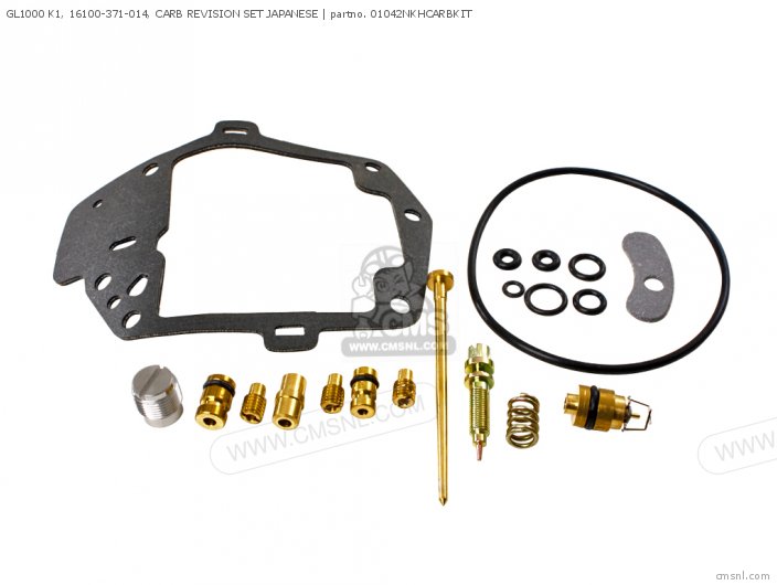 GL1000 K1, 16100-371-014, CARB REVISION SET JAPANESE for Honda - order ...