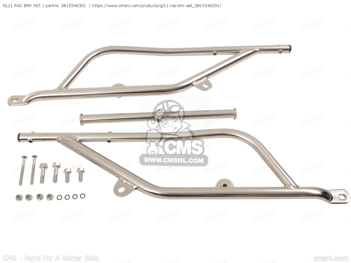 0815346301: Gl11 Rac Brk Set Honda - buy the 08153-463-01 at CMSNL