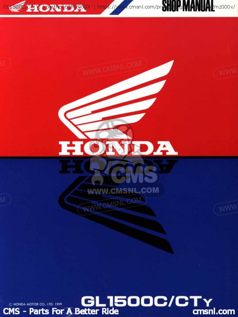 62MZ000X: GL1500C/CT(Y) Honda - buy the 62MZ000X at CMSNL
