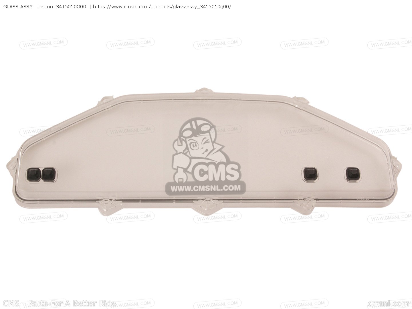 3415010G00: GLASS ASSY Suzuki - buy the 34150-10G00 at CMSNL
