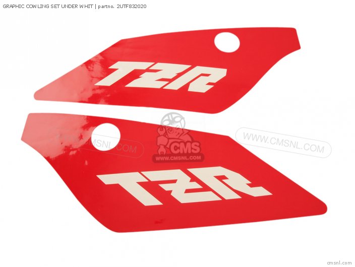 2UTF832020: GRAPHIC COWLING SET UNDER WHIT Yamaha - buy the 2UT-F8320 ...