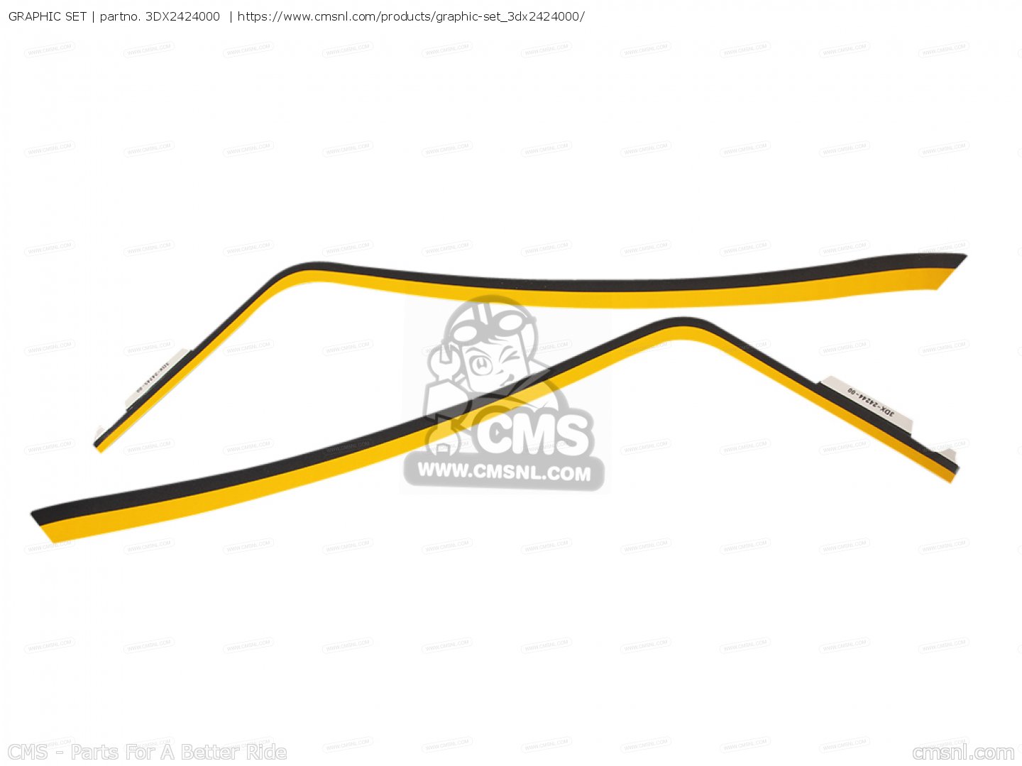 3DX2424000: Graphic Set Yamaha - buy the 3DX-24240-00-00 at CMSNL