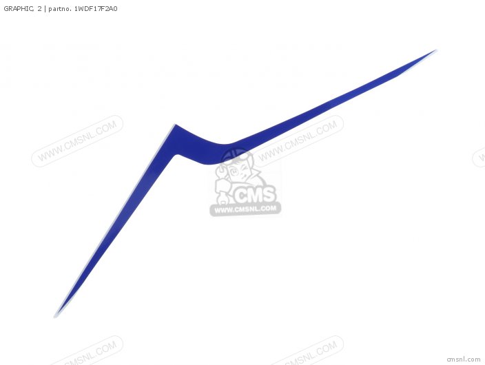 1WDF17F2A0: Graphic, 2 Yamaha - buy the 1WD-F17F2-A0-00 at CMSNL