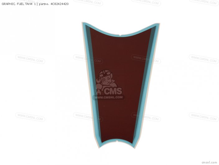 4C82424420: Graphic, Fuel Tank 1 Yamaha - buy the 4C8-24244-20-00 at CMSNL