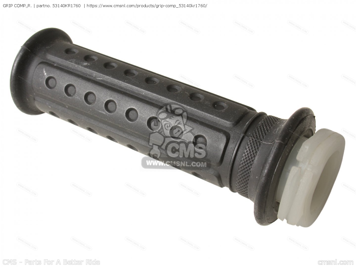 53140KR1760: GRIP COMP.,R. Honda - buy the 53140-KR1-760 at CMSNL