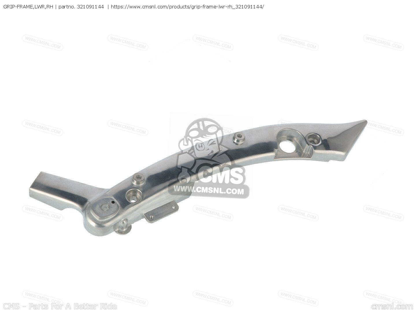 321091144: Grip-frame,lwr,rh Kawasaki - buy the 32109-1144 at CMSNL