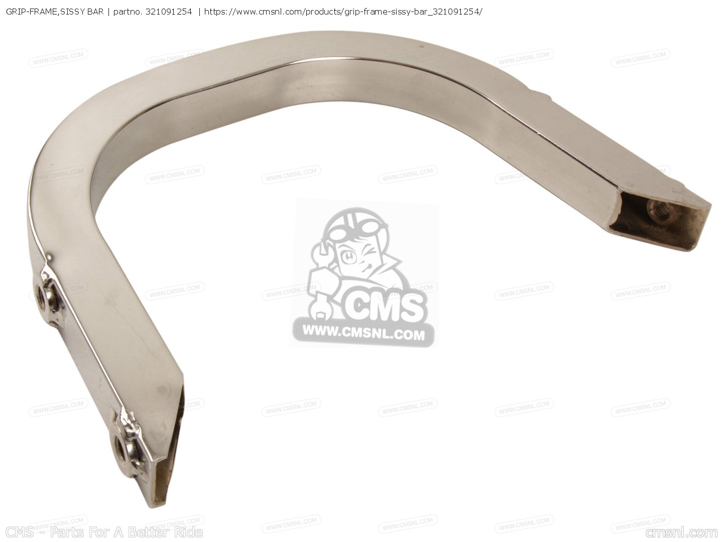 321091254: Grip-frame,sissy Bar Kawasaki - buy the 32109-1254 at CMSNL