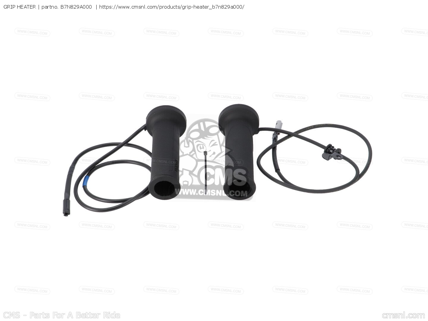 B7N829A000: GRIP HEATER Yamaha - buy the B7N-829A0-00-00 at CMSNL