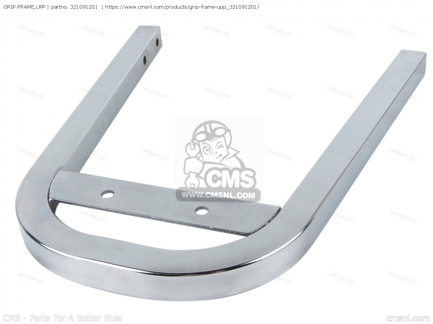 321091201: GRIP-FRAME,UPP Kawasaki - buy the 32109-1201 at CMSNL