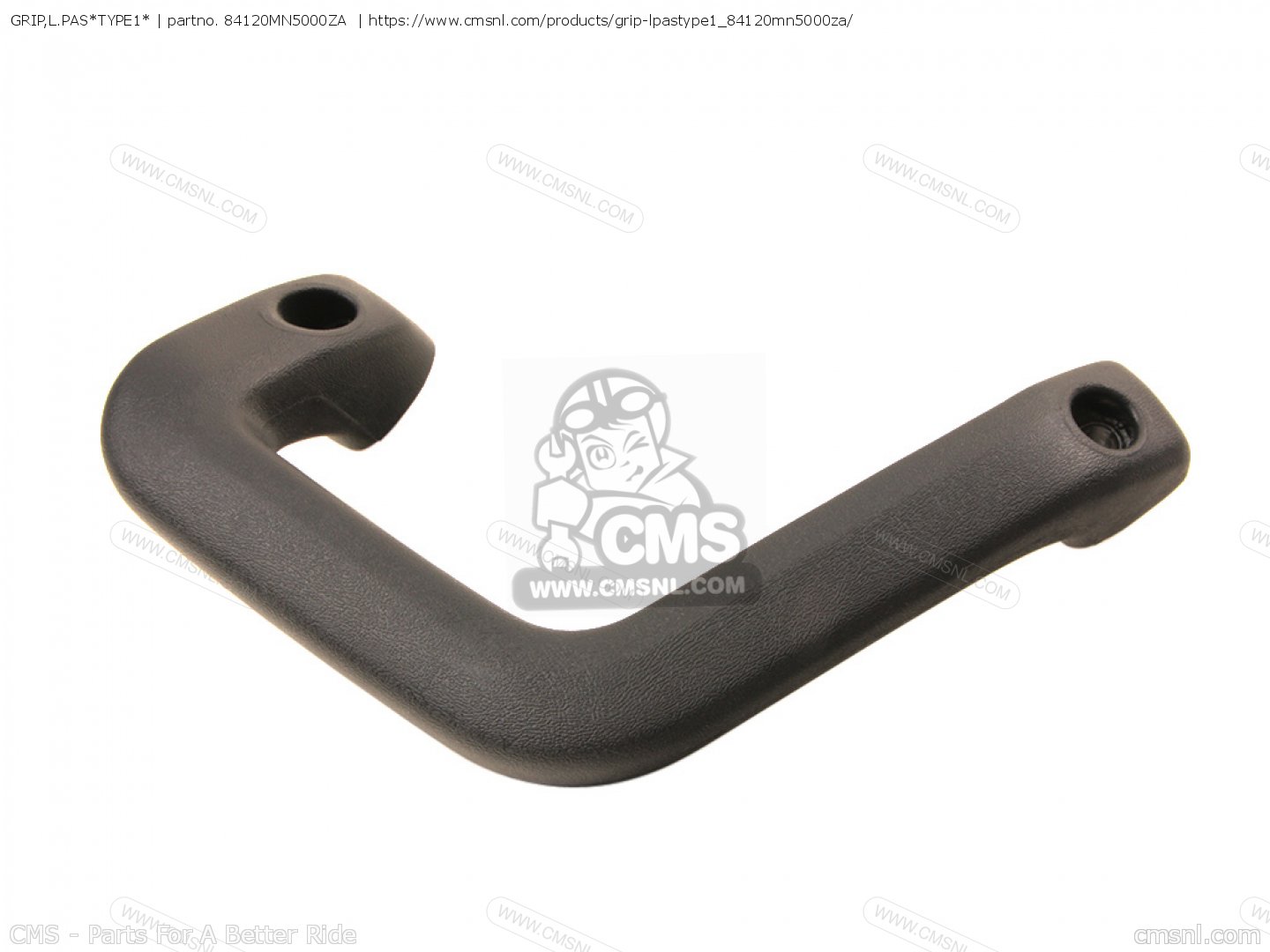 84120MN5000ZA: Grip,l.pas*type1* Honda - buy the 84120-MN5-000ZA at CMSNL