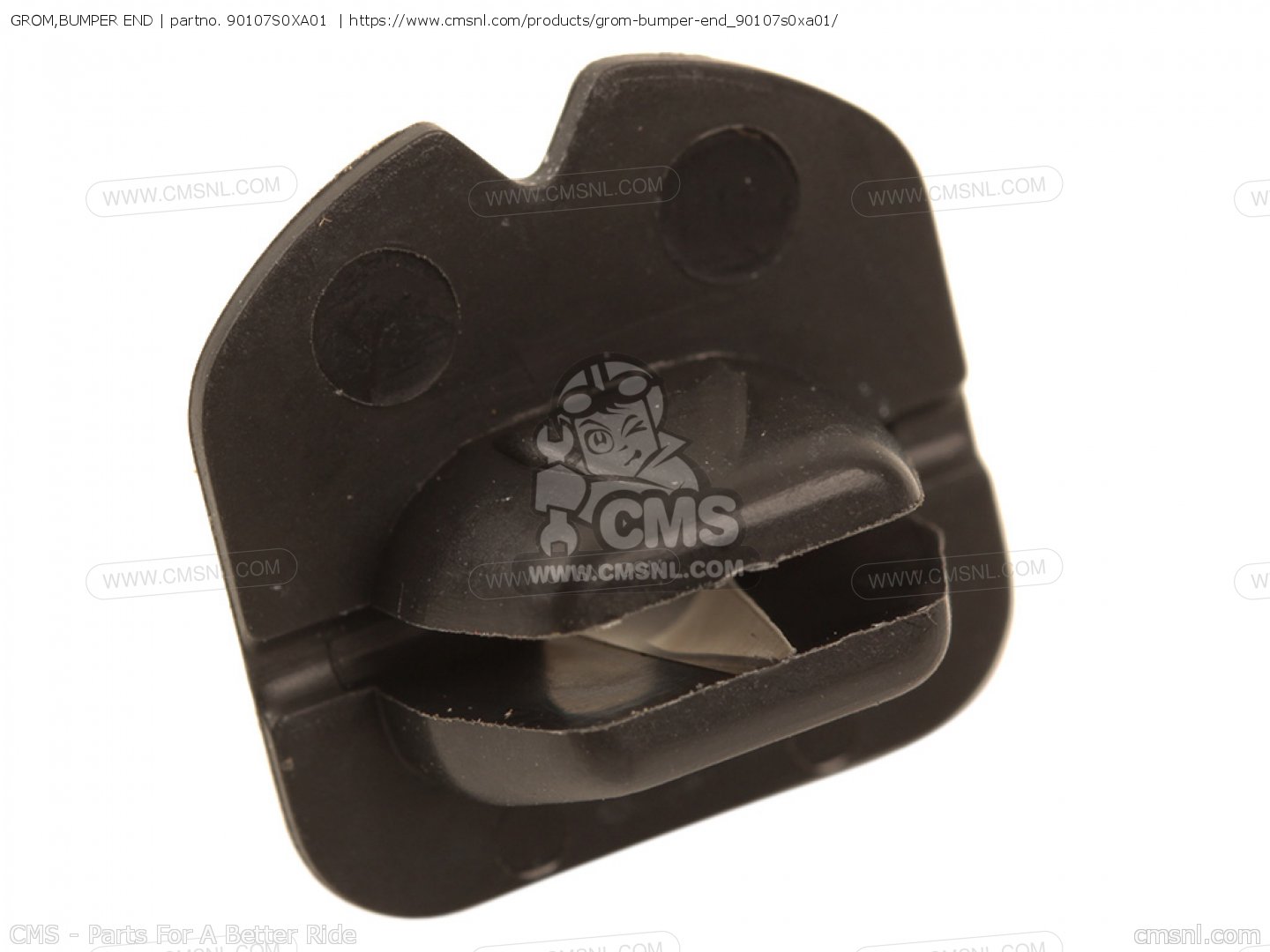 90107S0XA01: GROM,BUMPER END Honda - buy the 90107-S0X-A01 at CMSNL
