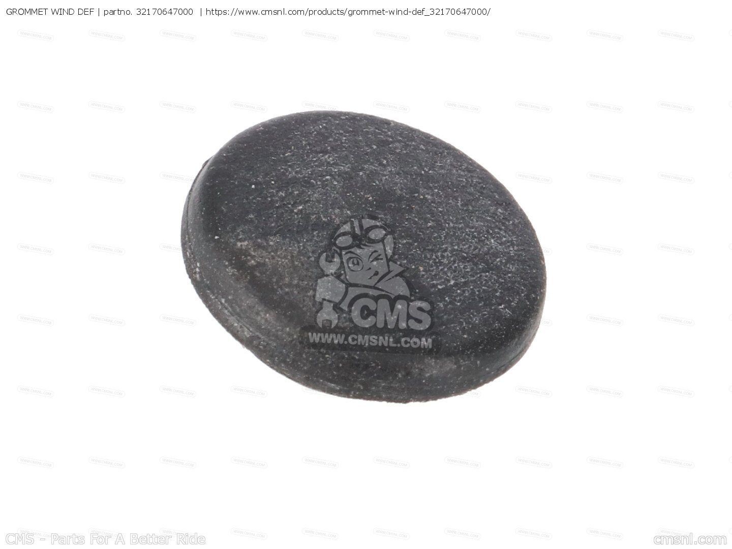 32170647000: GROMMET WIND DEF Honda - buy the 32170-647-000 at CMSNL