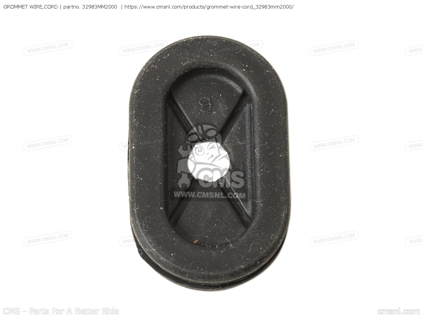 32983MM2000: GROMMET WIRE,CORD Honda - buy the 32983-MM2-000 at CMSNL