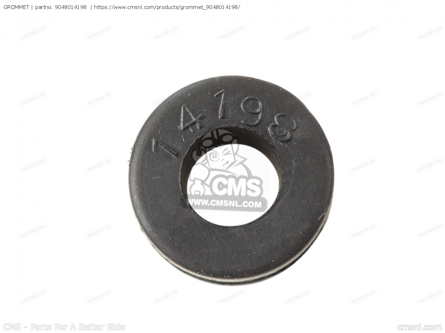 90480-14198-00 Grommet, 9048014198 Yamaha - RC100SF, RC100S, DT175