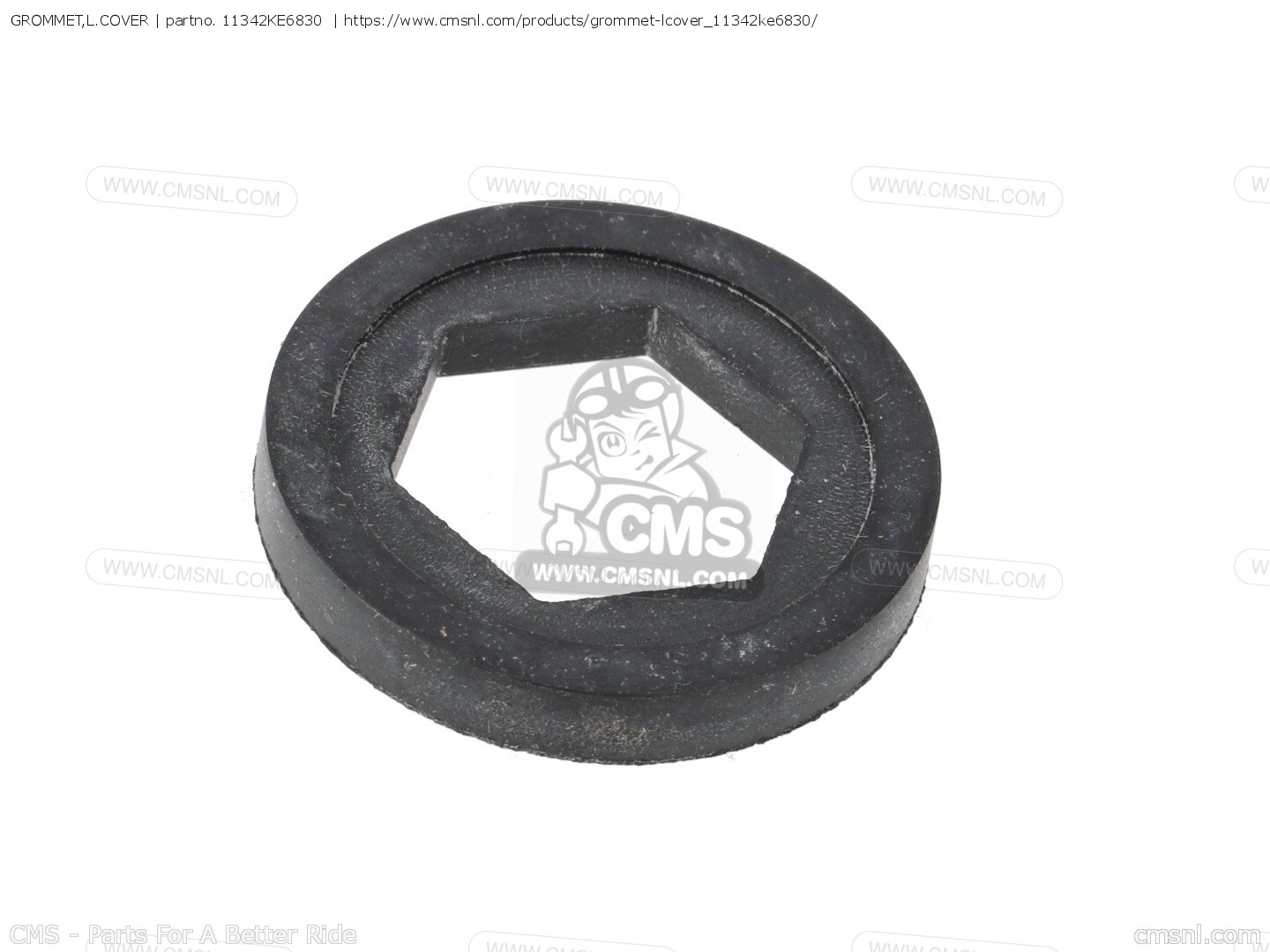 11342KE6830: Grommet,l.cover Honda - buy the 11342-KE6-830 at CMSNL